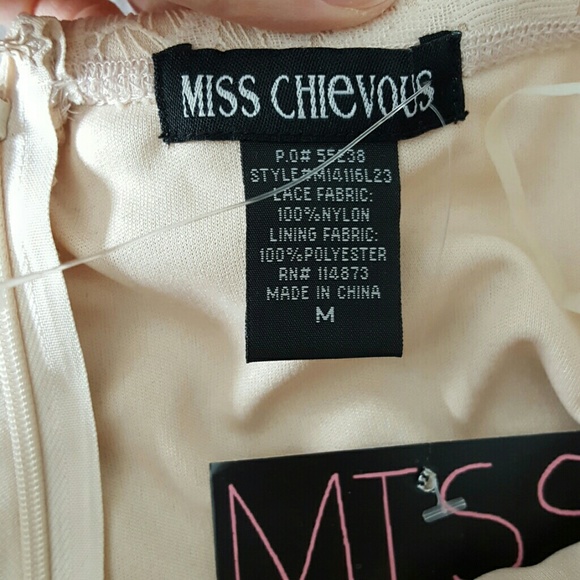 Miss Chievous | Dresses | Nwot Nudeblush Lace Dress | Poshmark